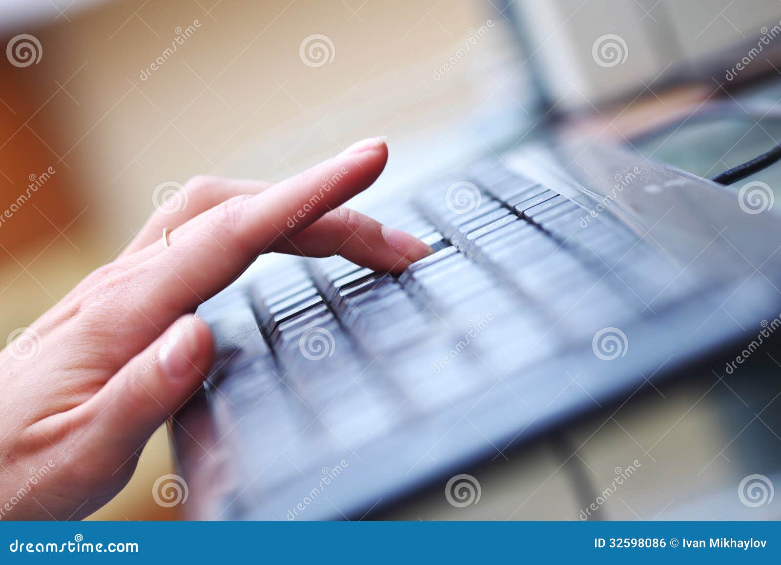 Working on keyboard stock photo. Image of device, digital - 32598086