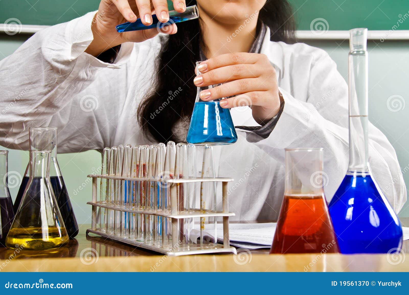 Working in a lab stock photo. Image of laboratory, beaker - 19561370