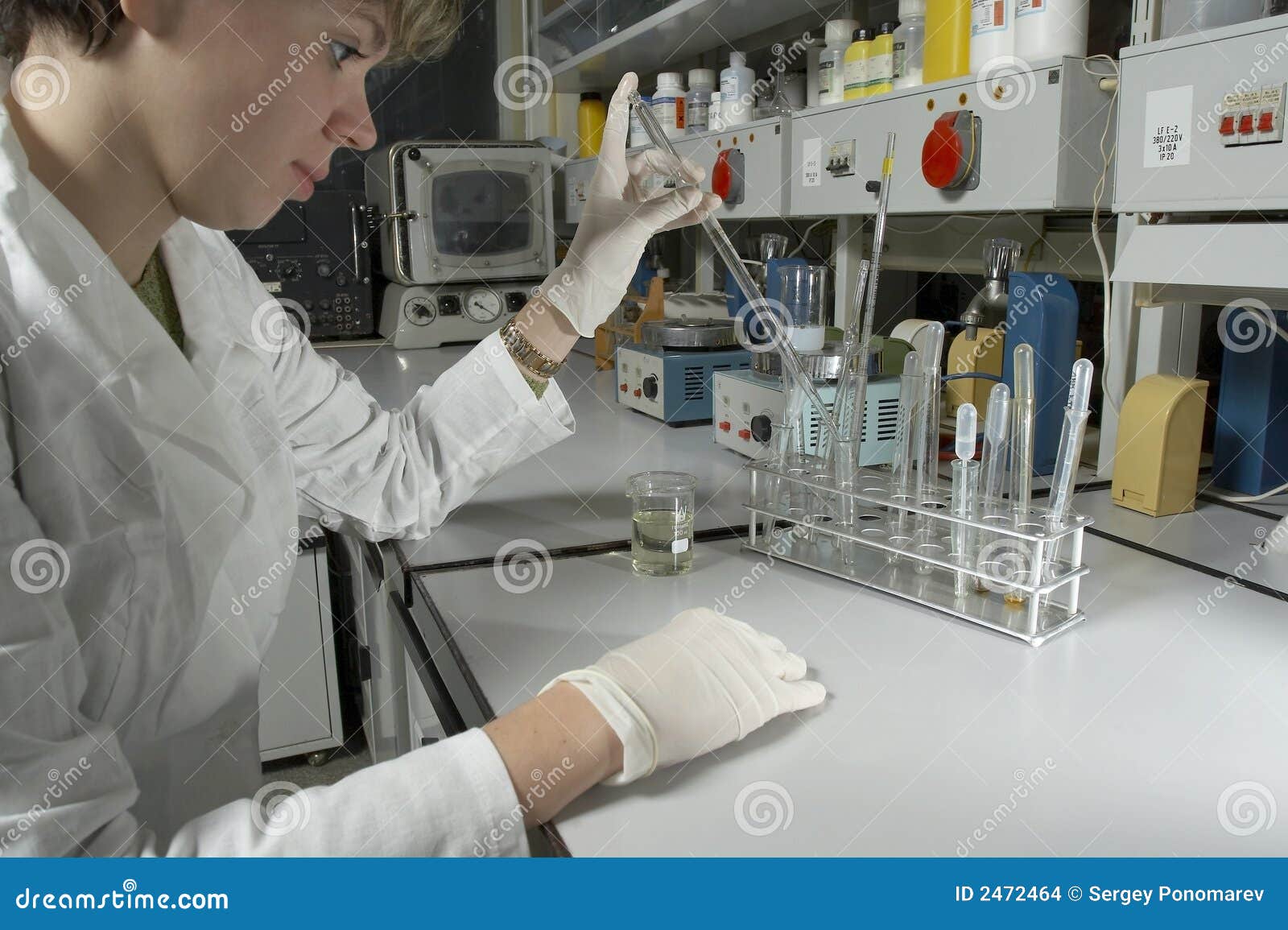 Working in the laboratory stock photo. Image of color - 2472464