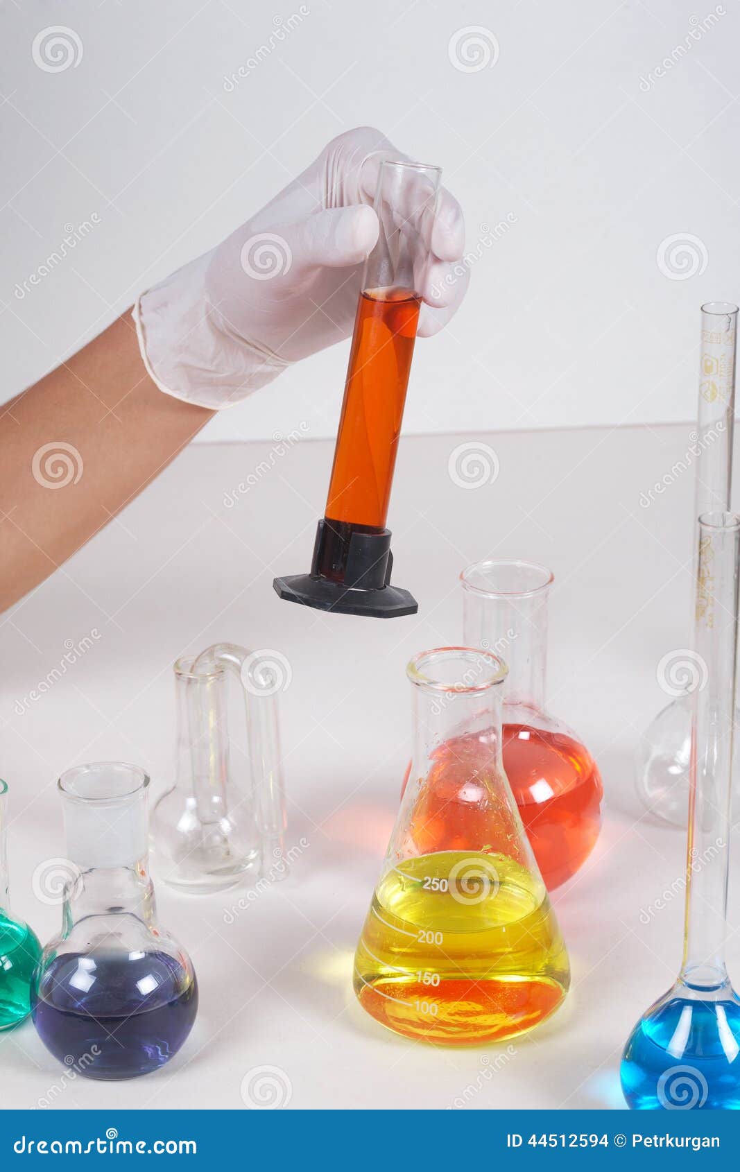 Working in laboratory stock photo. Image of green, laboratorian - 44512594
