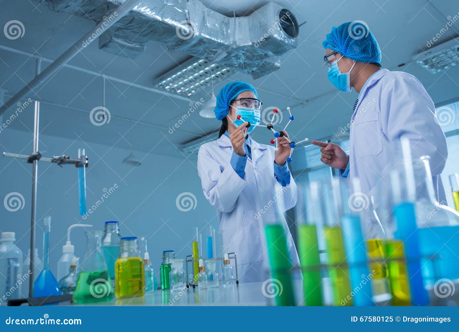 Working in laboratory stock image. Image of discovery - 67580125