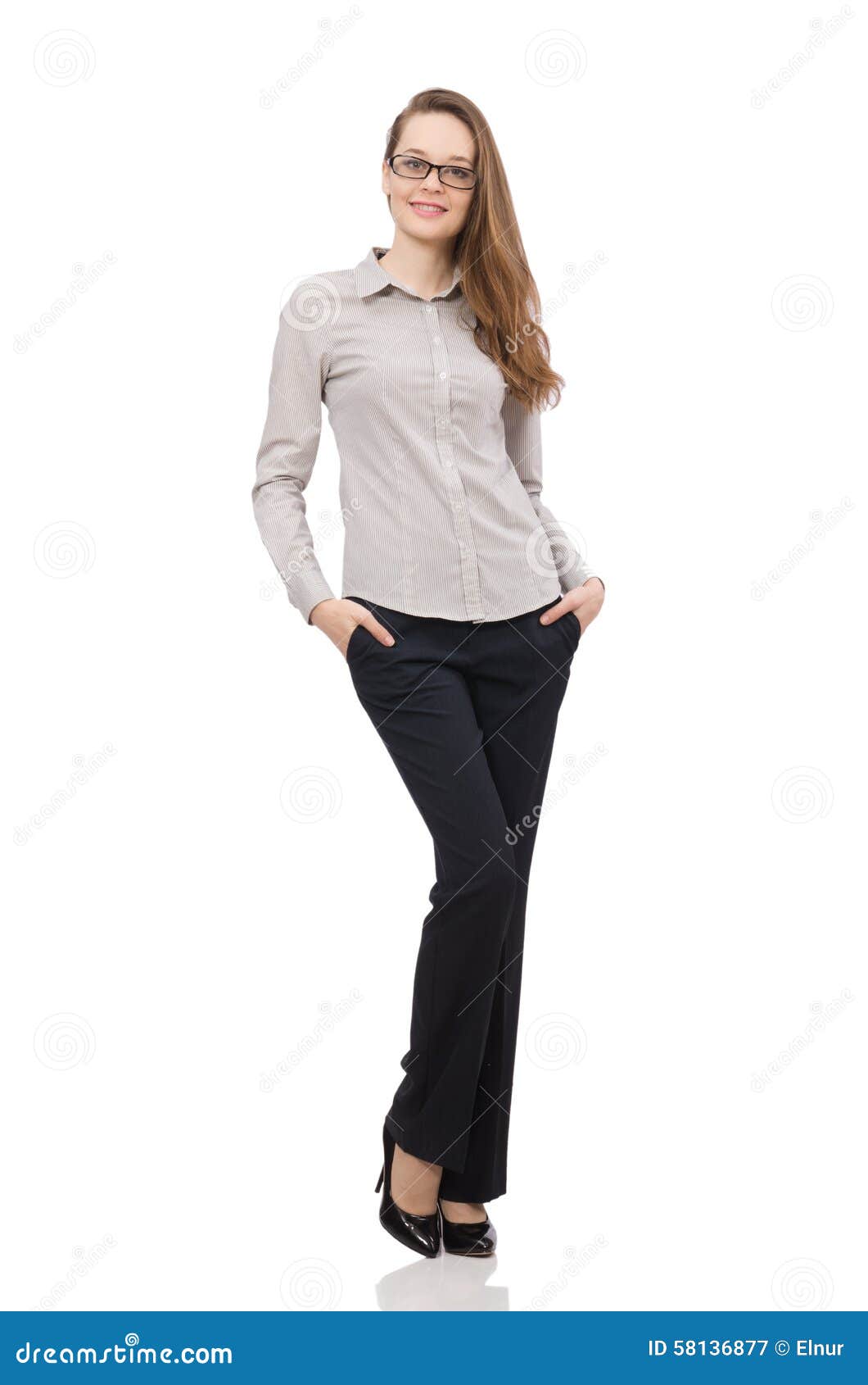 Working lady stock image. Image of nice, casual, googles - 58136877