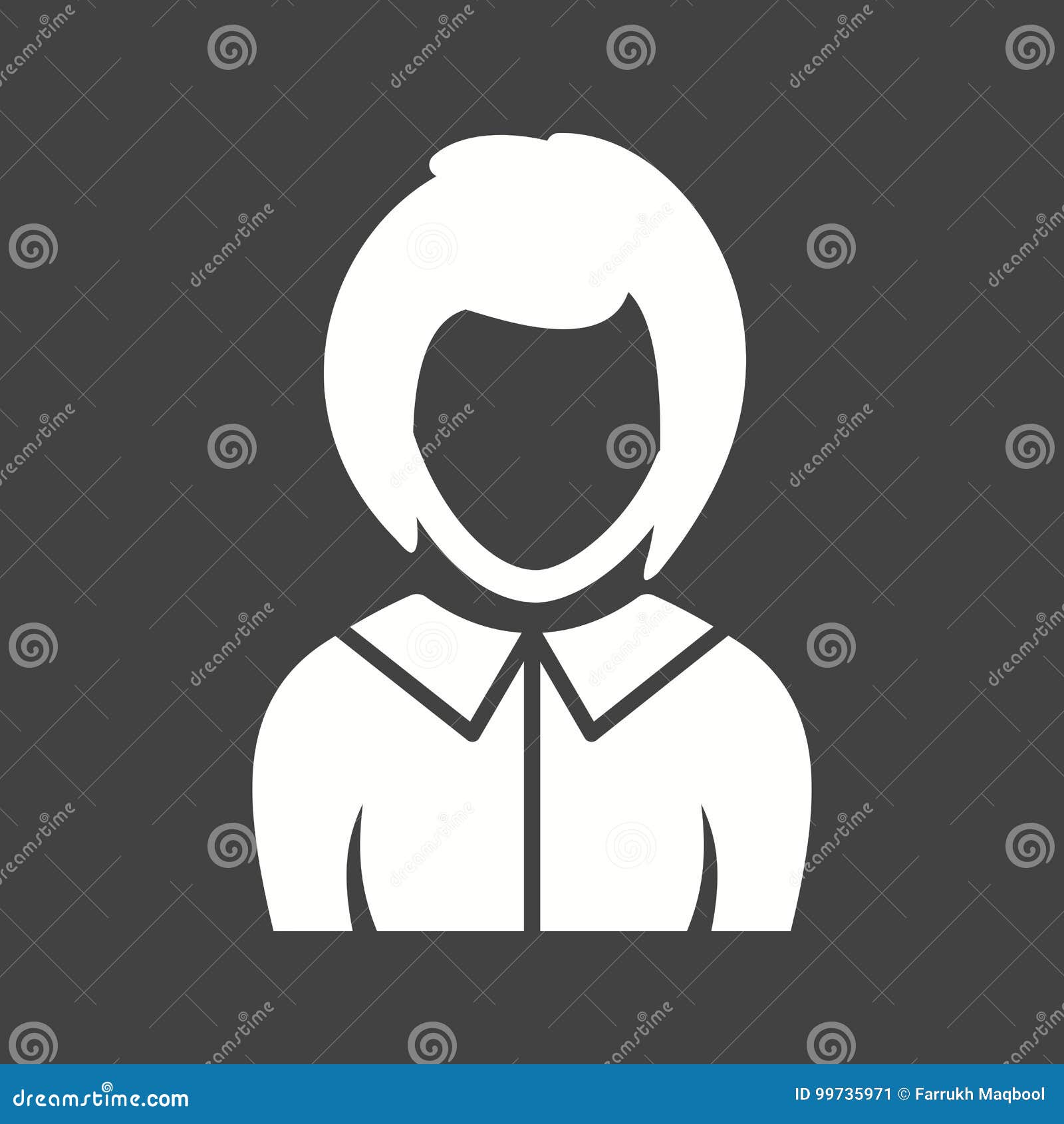 Working Lady stock vector. Illustration of business, working - 99735971