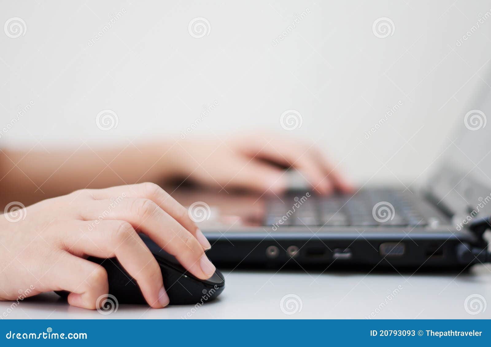 Working with the laptop stock image. Image of office - 20793093