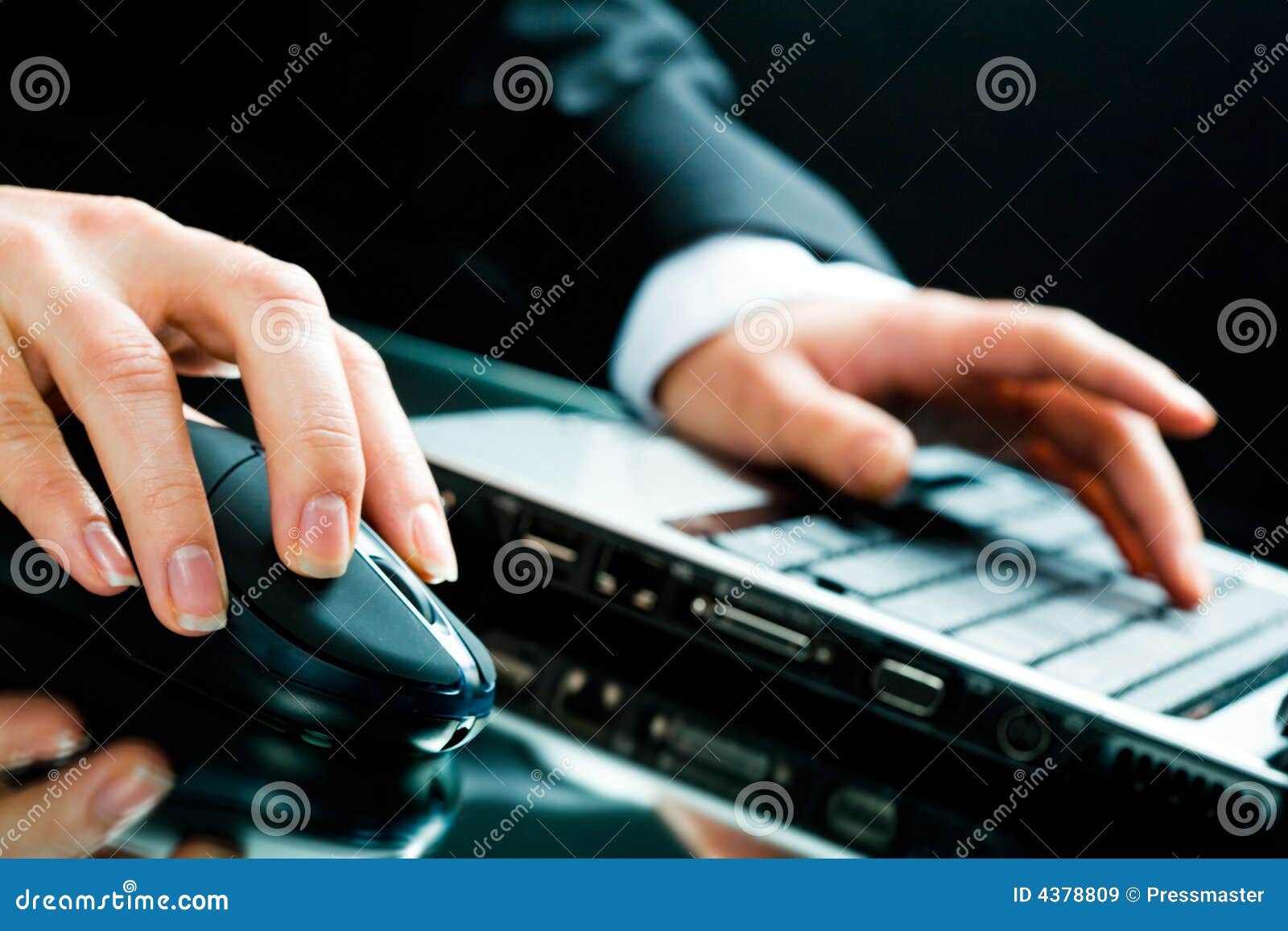 Working with laptop stock image. Image of peripherals - 4378809