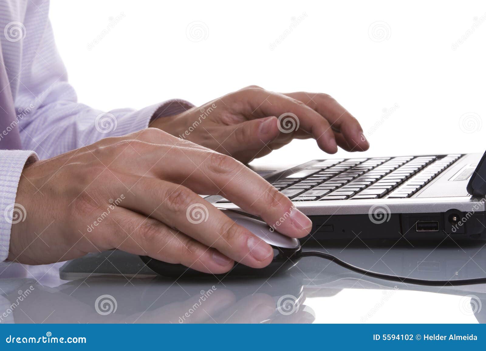 Working with the laptop stock photo. Image of desk, employee - 5594102