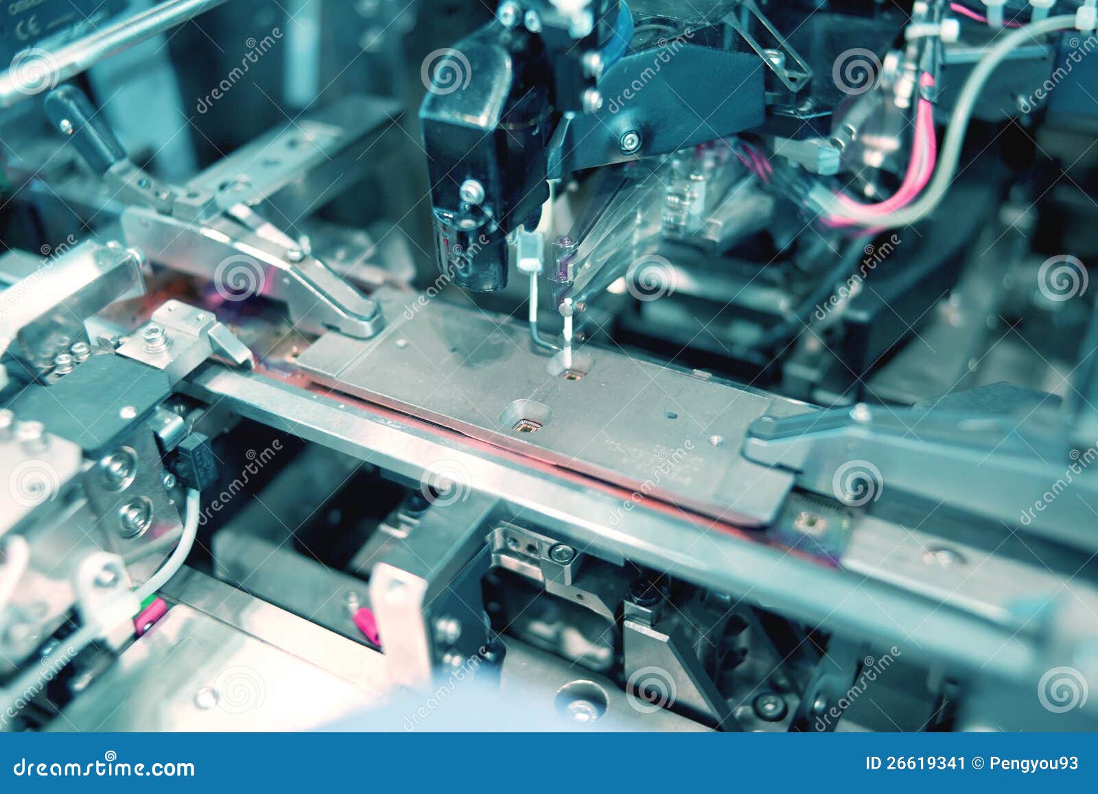 Working Laser PCB Processing Machine Stock Image - Image of ...