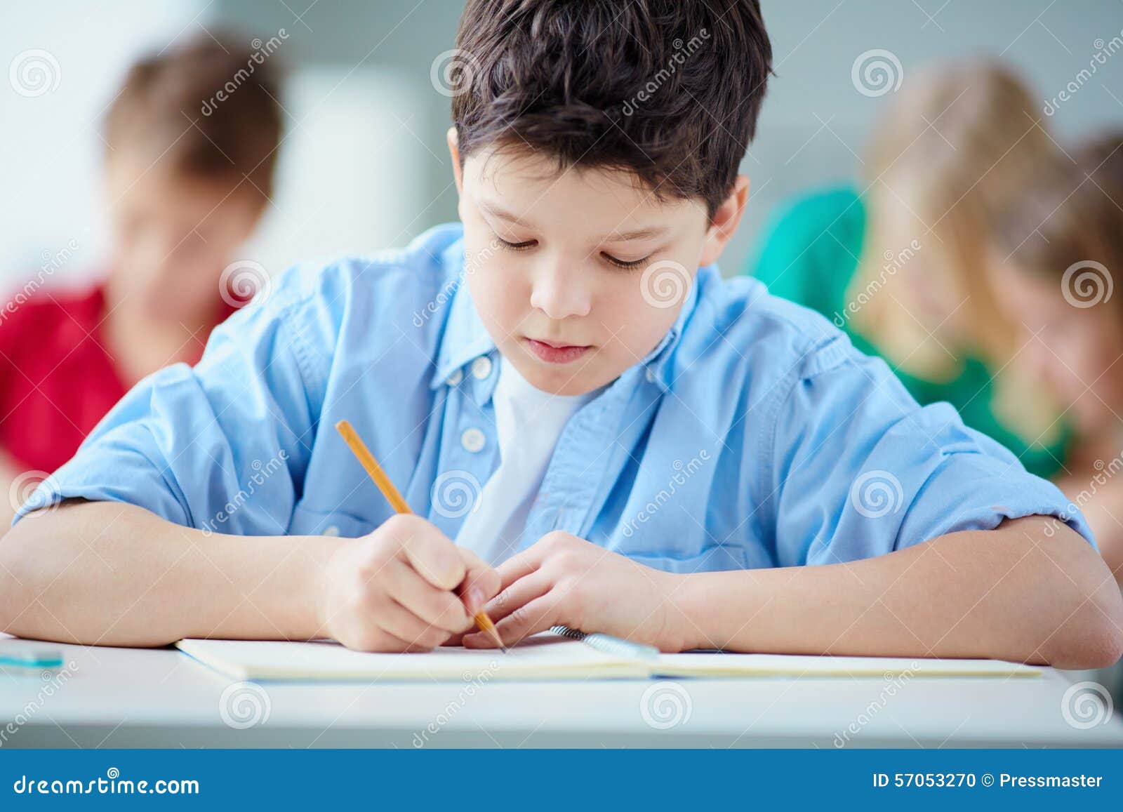 Working at lesson stock photo. Image of little, academic - 57053270