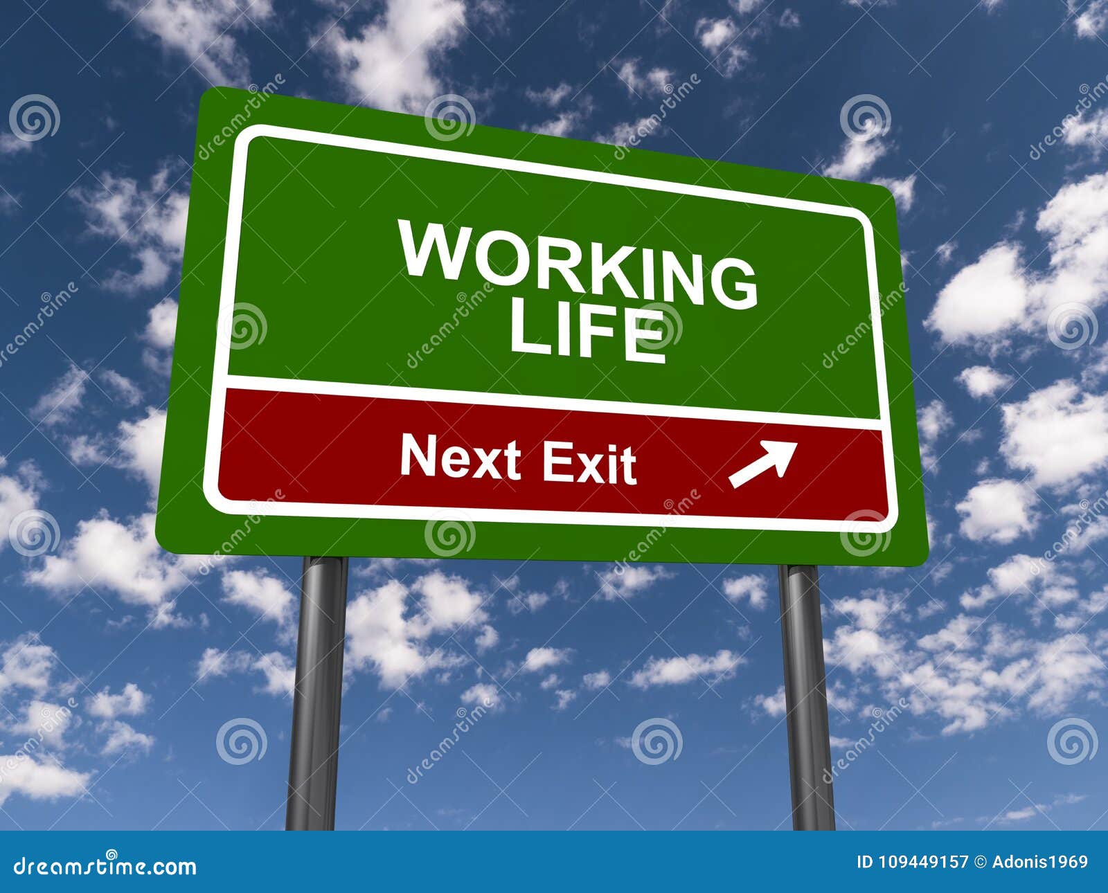 Lifetime Traffic Sign Royalty-Free Stock Photo | CartoonDealer.com ...