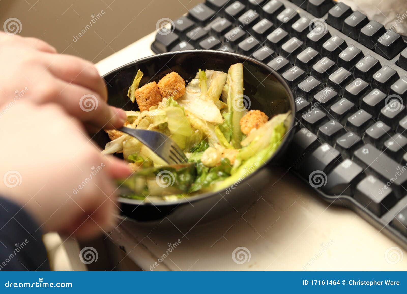 Working lunch stock photo. Image of hands, computer, overwork - 17161464