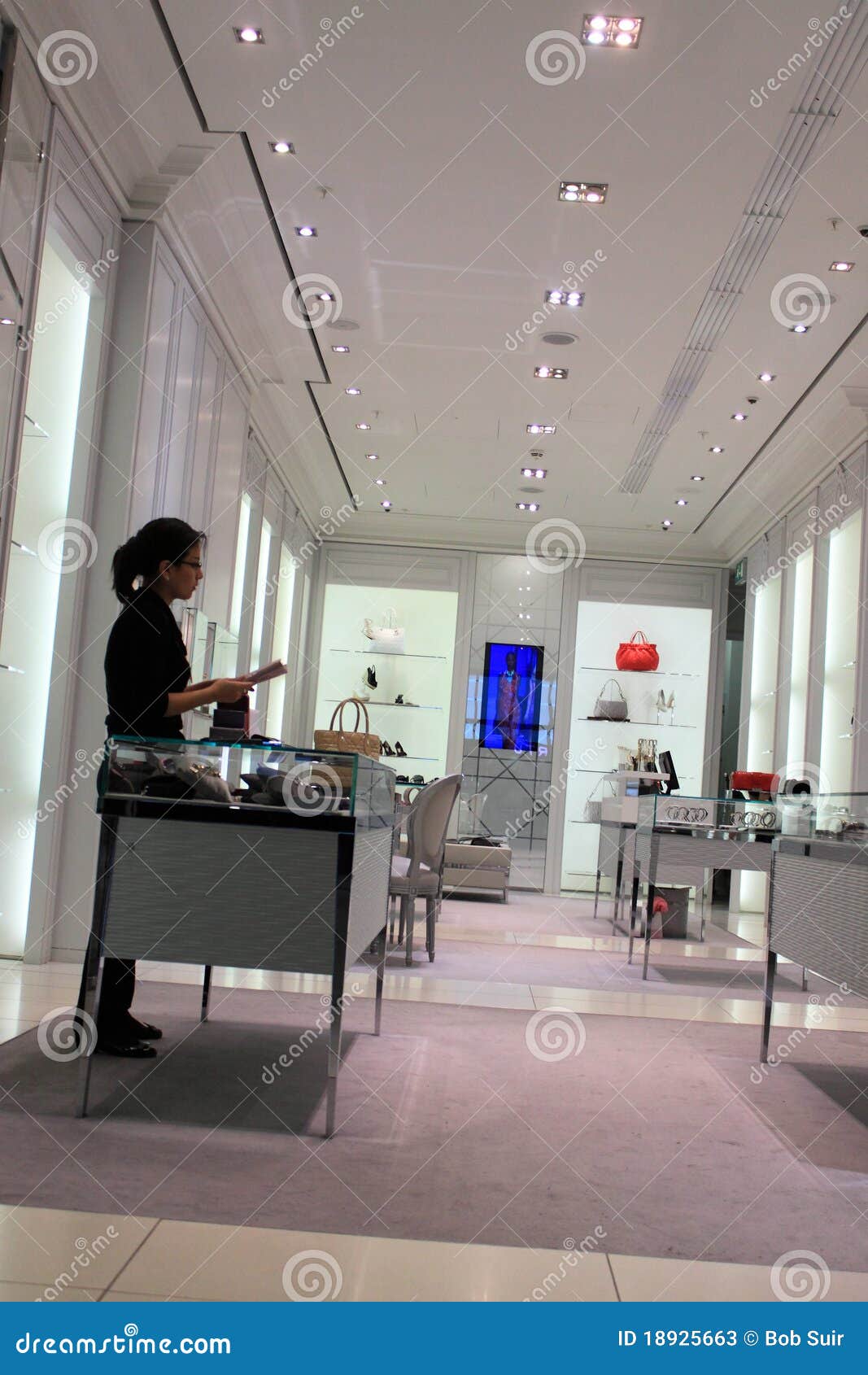 Working at Luxury Prada Shop Editorial Stock Photo - Image of luxury ...