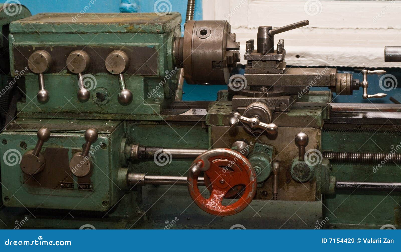 Working machine-tool stock image. Image of engineering - 7154429