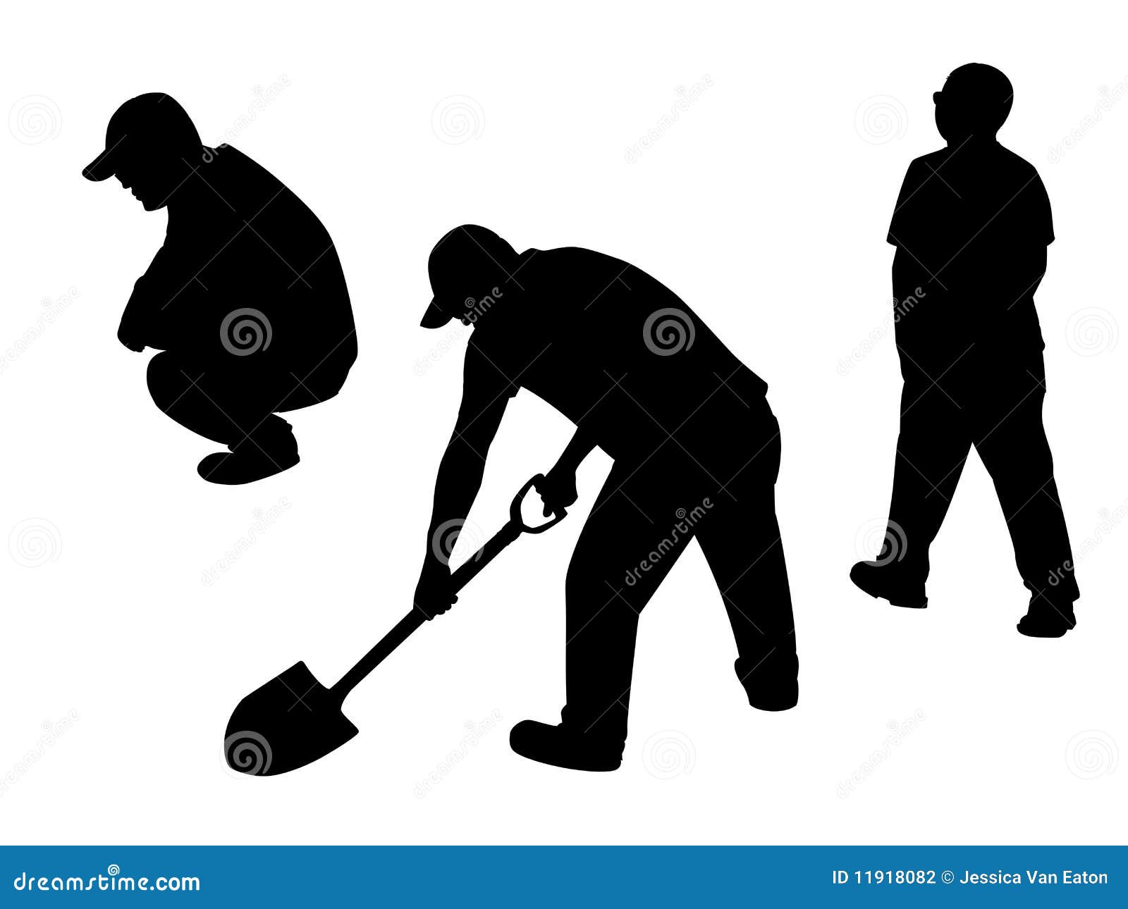 Working Man stock vector. Illustration of position, walking - 11918082
