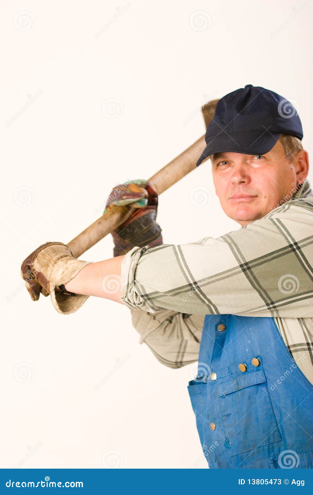 Working man stock image. Image of profession, working - 13805473