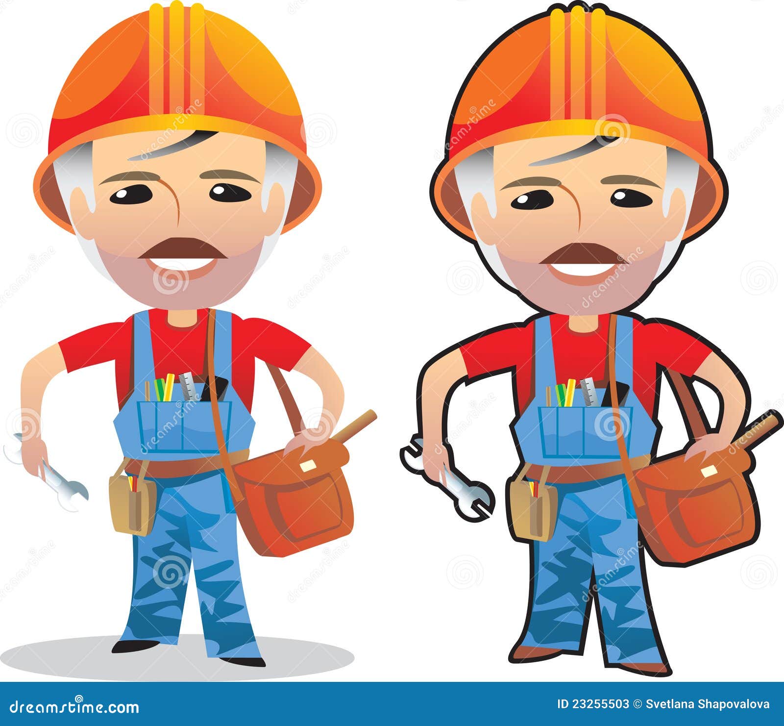 Working man cartoon stock vector. Illustration of steel - 23255503