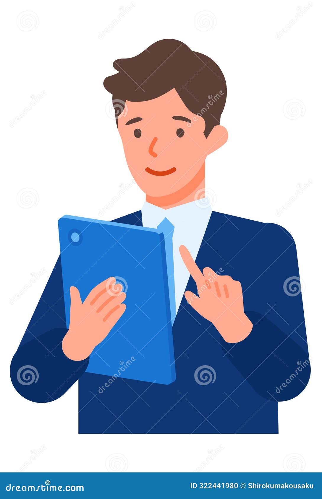 Working Man. Concept for Problem Solving. Man Cartoon Character. People ...