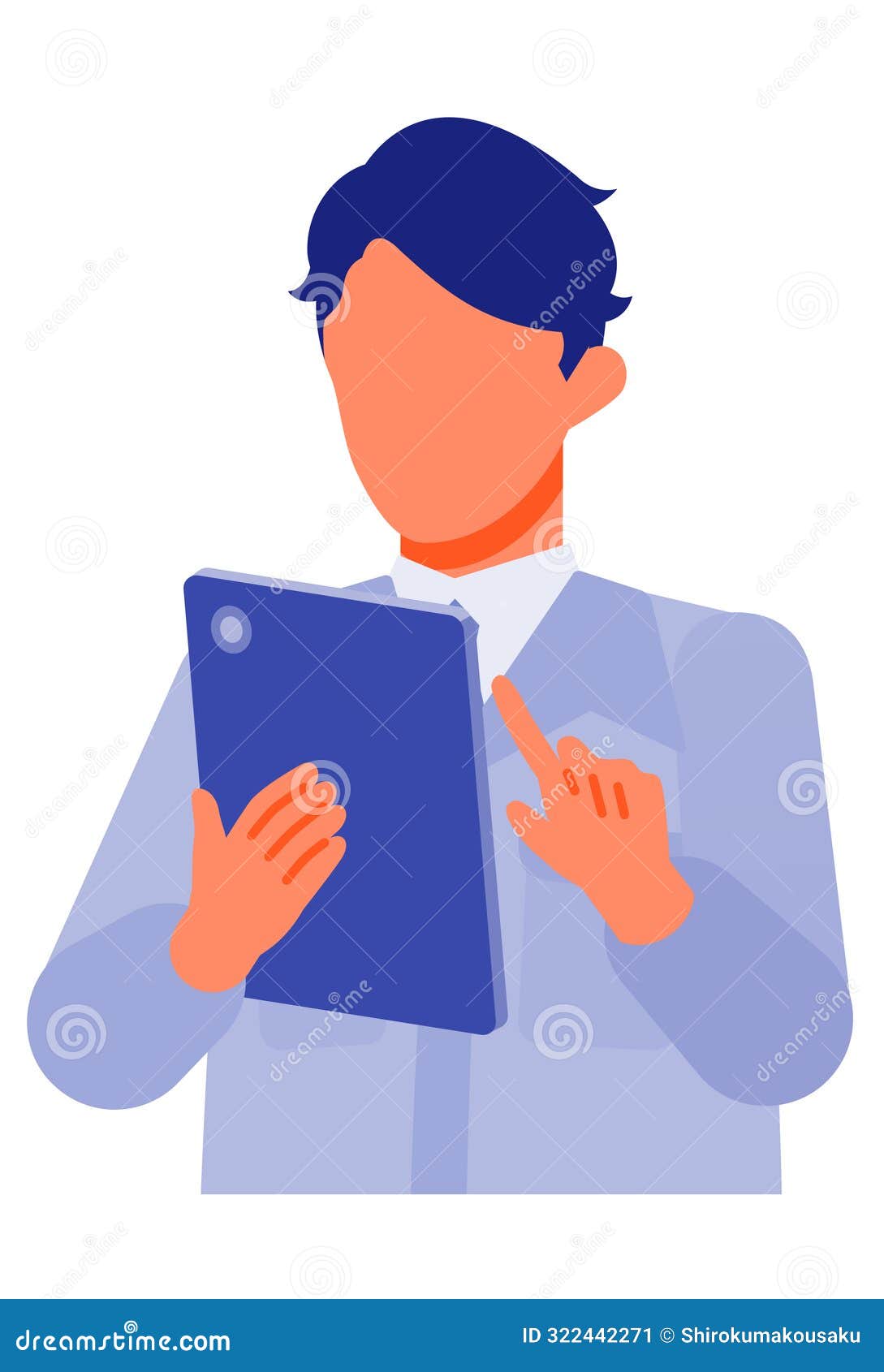 Working Man. Concept for Problem Solving. Man Cartoon Character. People ...