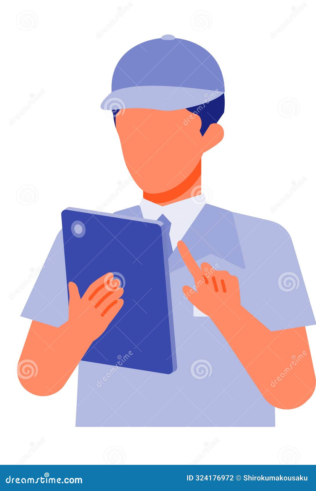 Working Man. Concept for Problem Solving. Man Cartoon Character. People ...