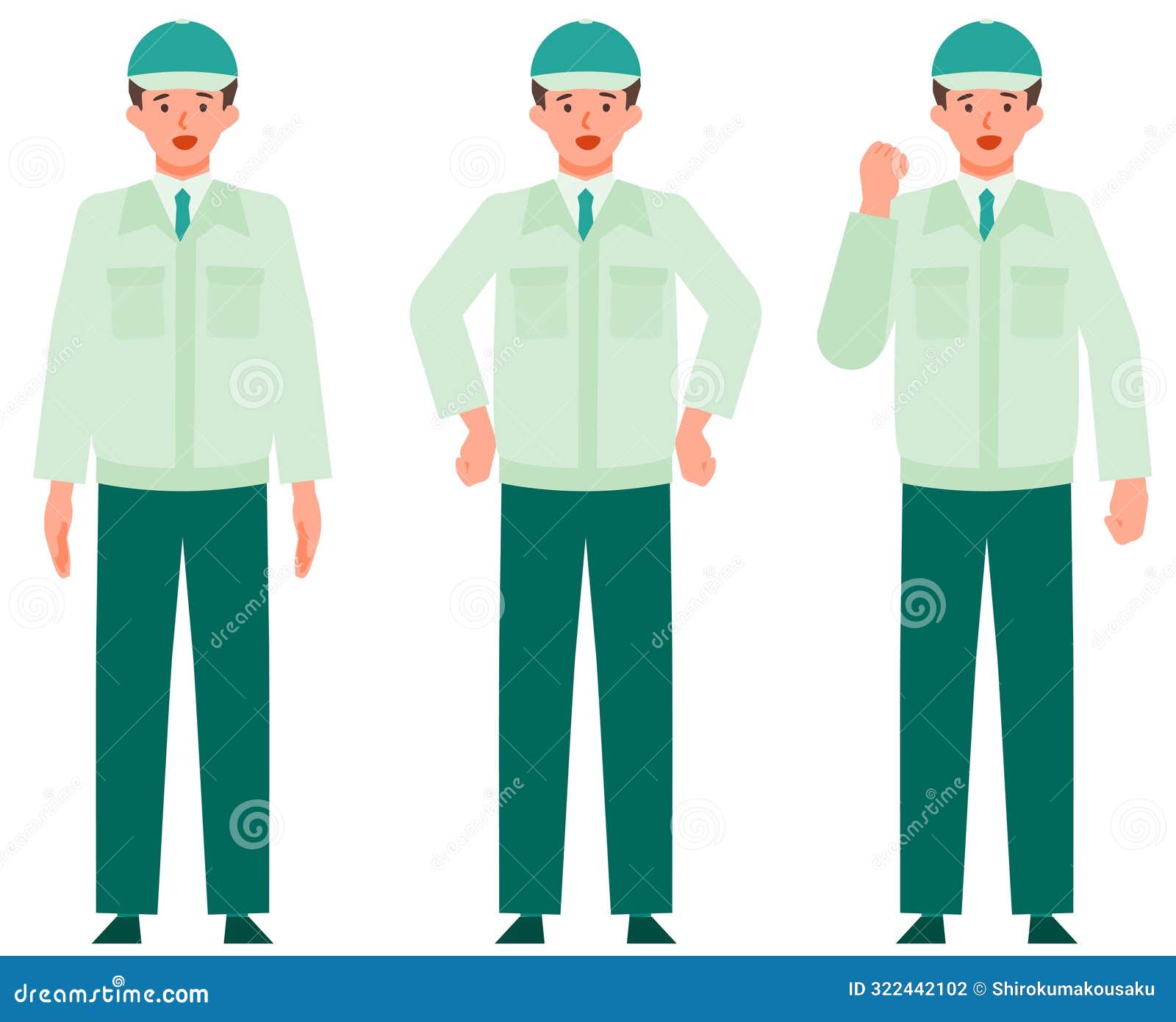 Working Man. Concept for Problem Solving. Man Cartoon Character. People ...