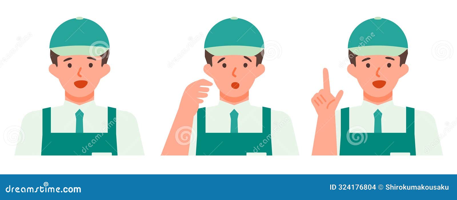 Working Man. Concept for Problem Solving. Man Cartoon Character. People ...