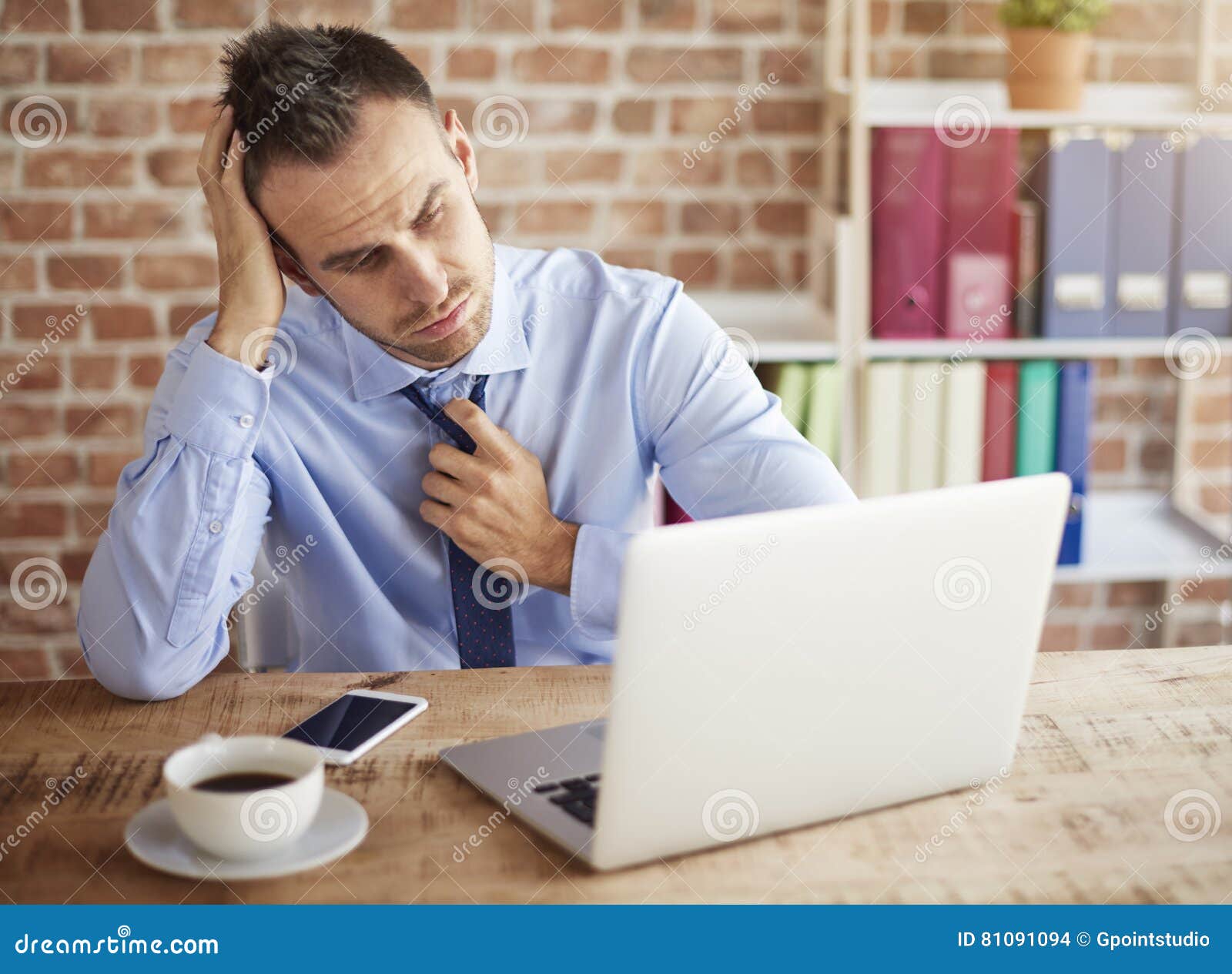 Working man at the office stock photo. Image of scene - 81091094