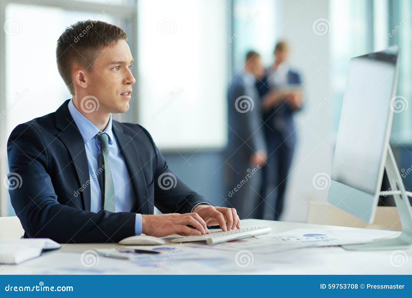 Working manager stock photo. Image of collar, formal - 59753708