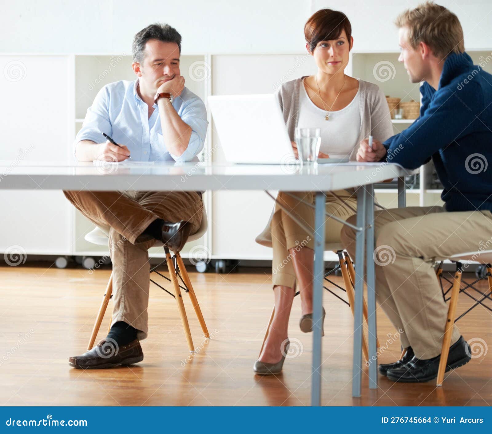 Working on a Master Plan. a Business Meeting in Progress. Stock Photo ...