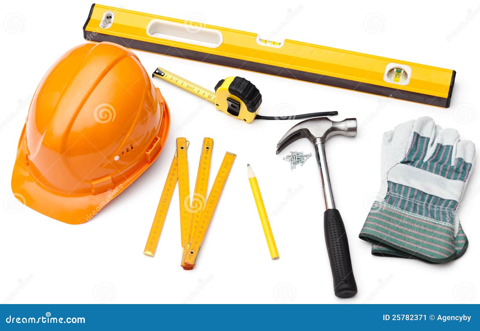 Working materials, stuff stock image. Image of background - 25782371