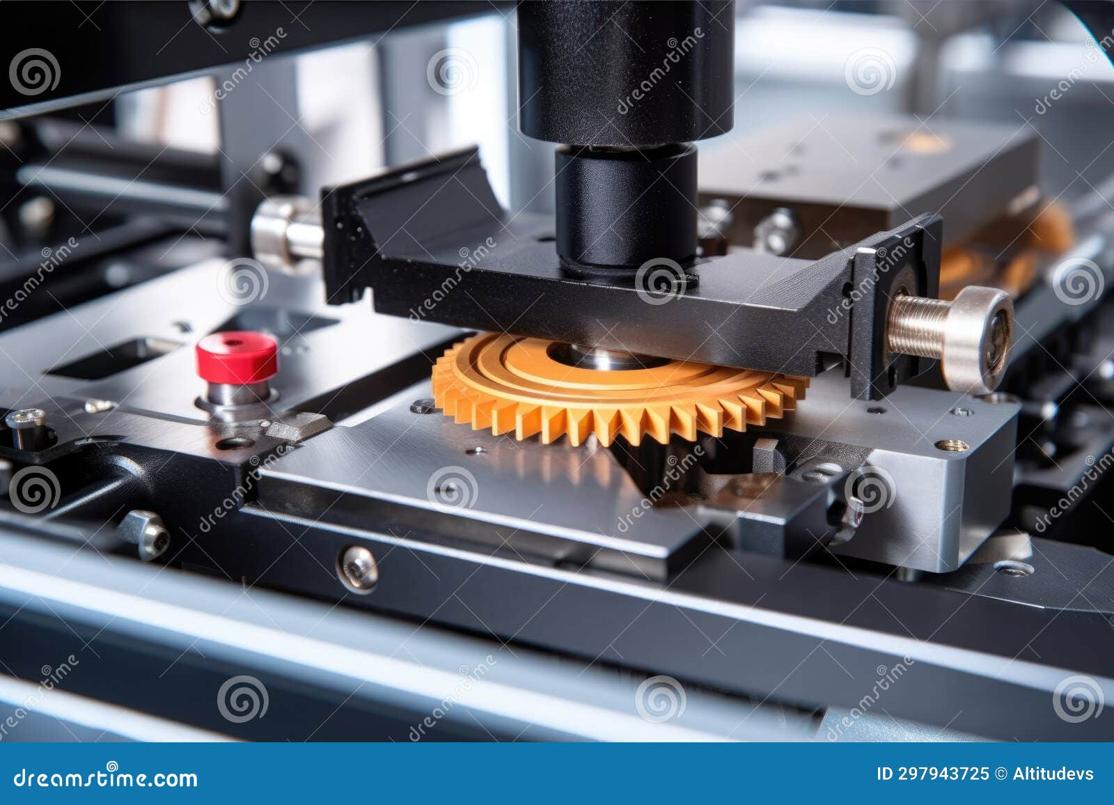 Working Mechanism of Fdm 3d Printer Displaying Gears Stock Image ...