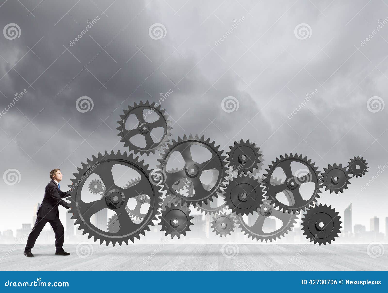 Working mechanism stock photo. Image of concept, company - 42730706