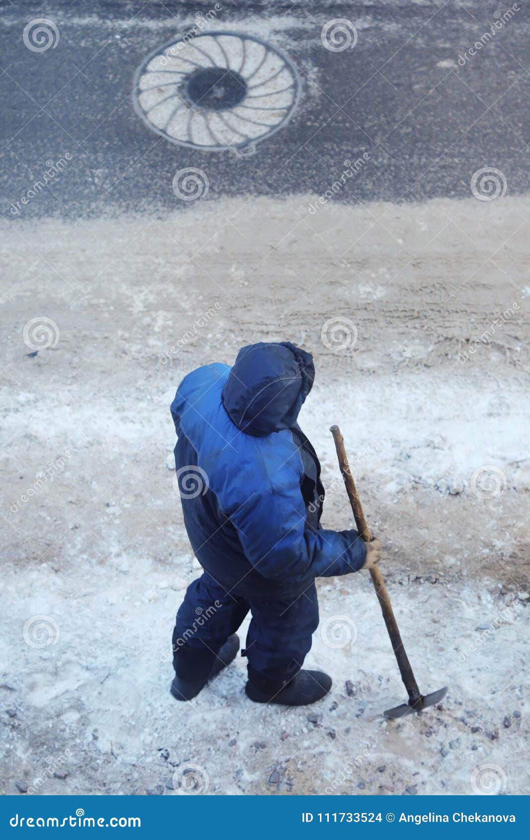 Working Men in the Form of Standing Around a Sand Pit Editorial Stock ...