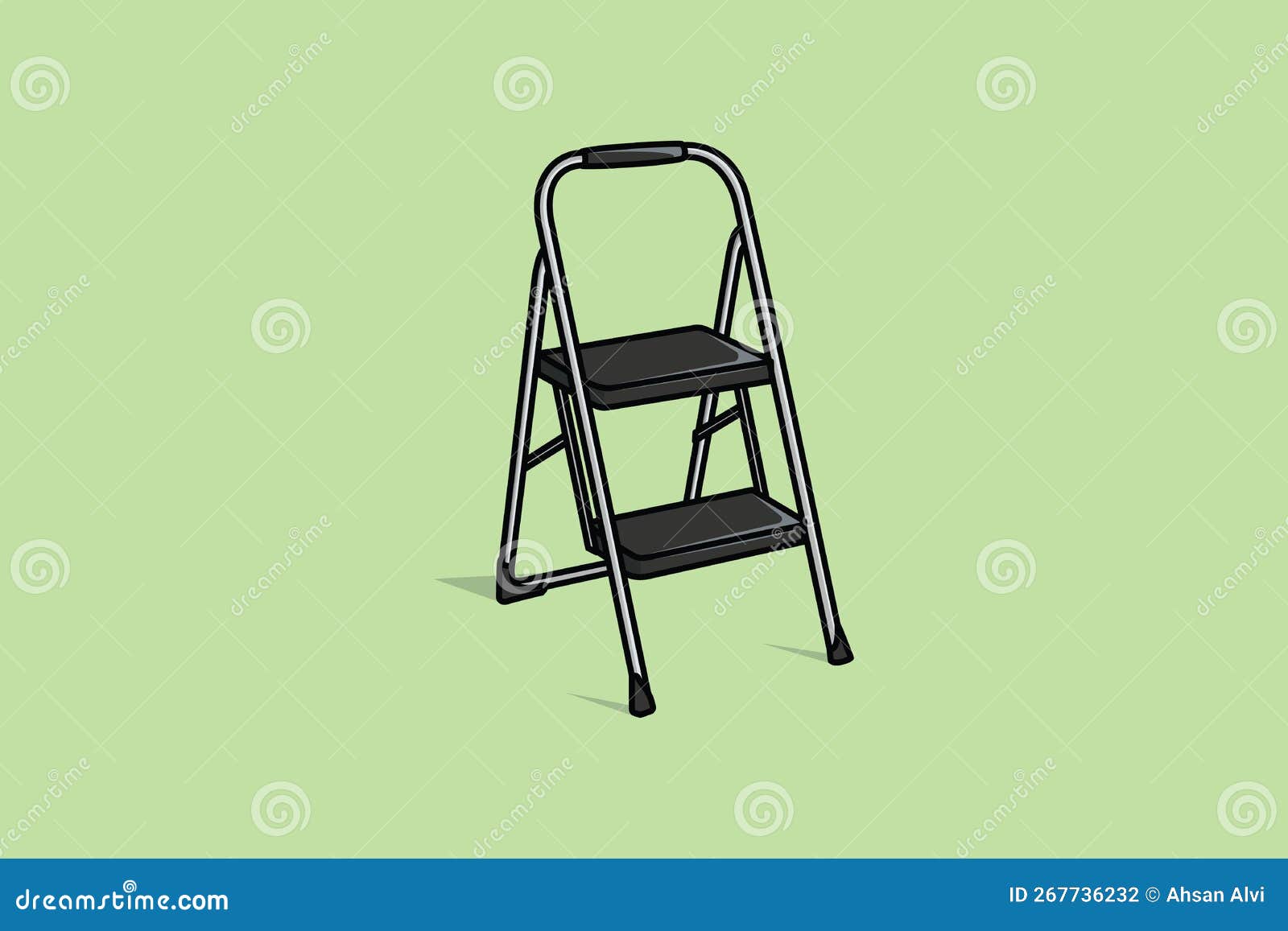 Step Ladders Vector Illustration | CartoonDealer.com #16223536