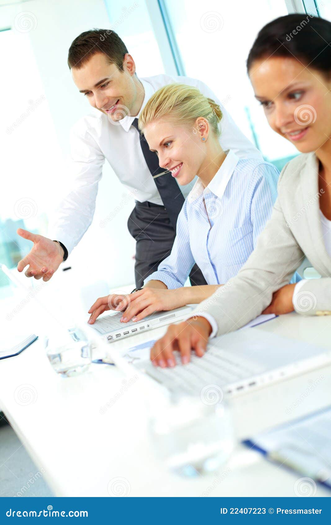 Working moment stock image. Image of explaining, male - 22407223