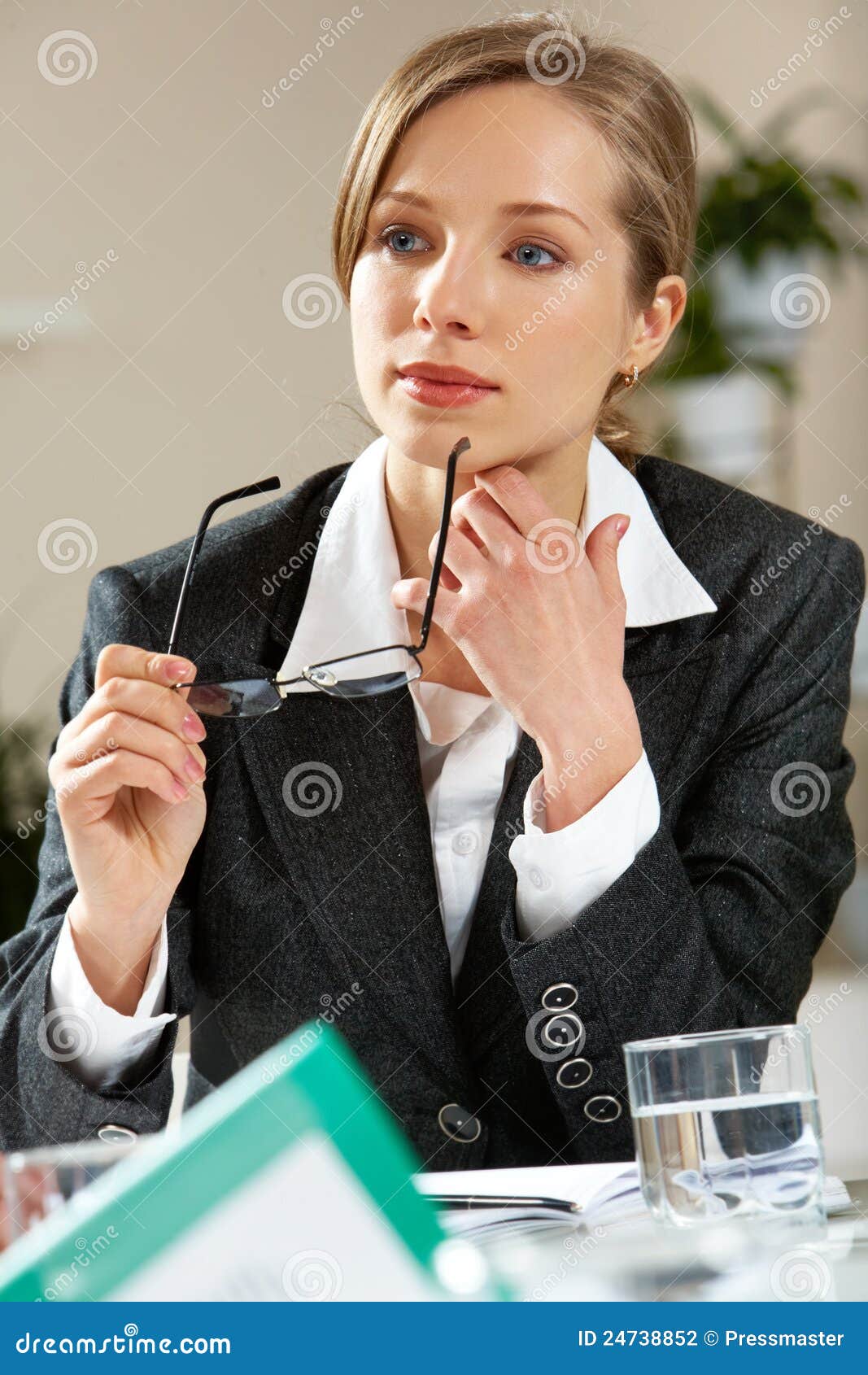Working moment stock photo. Image of charming, boss, business - 24738852