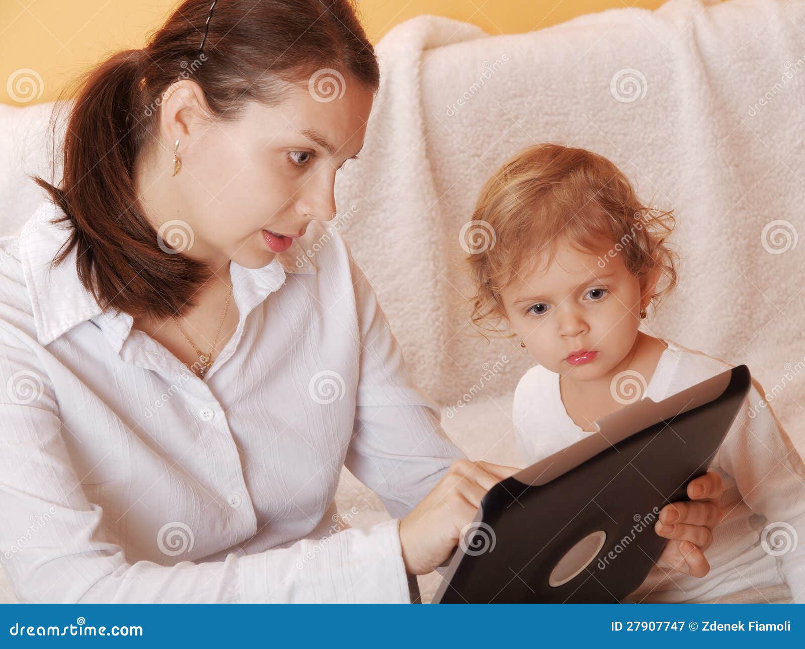 Working mother stock image. Image of young, women, working - 27907747