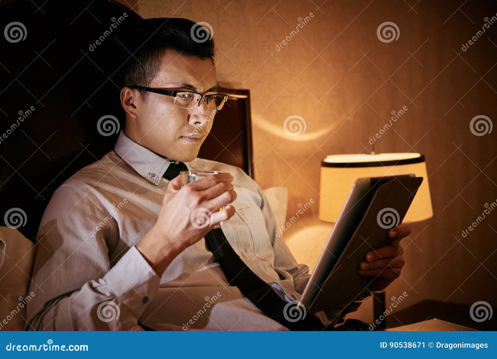 Working at night stock image. Image of alcohol, businessman - 90538671