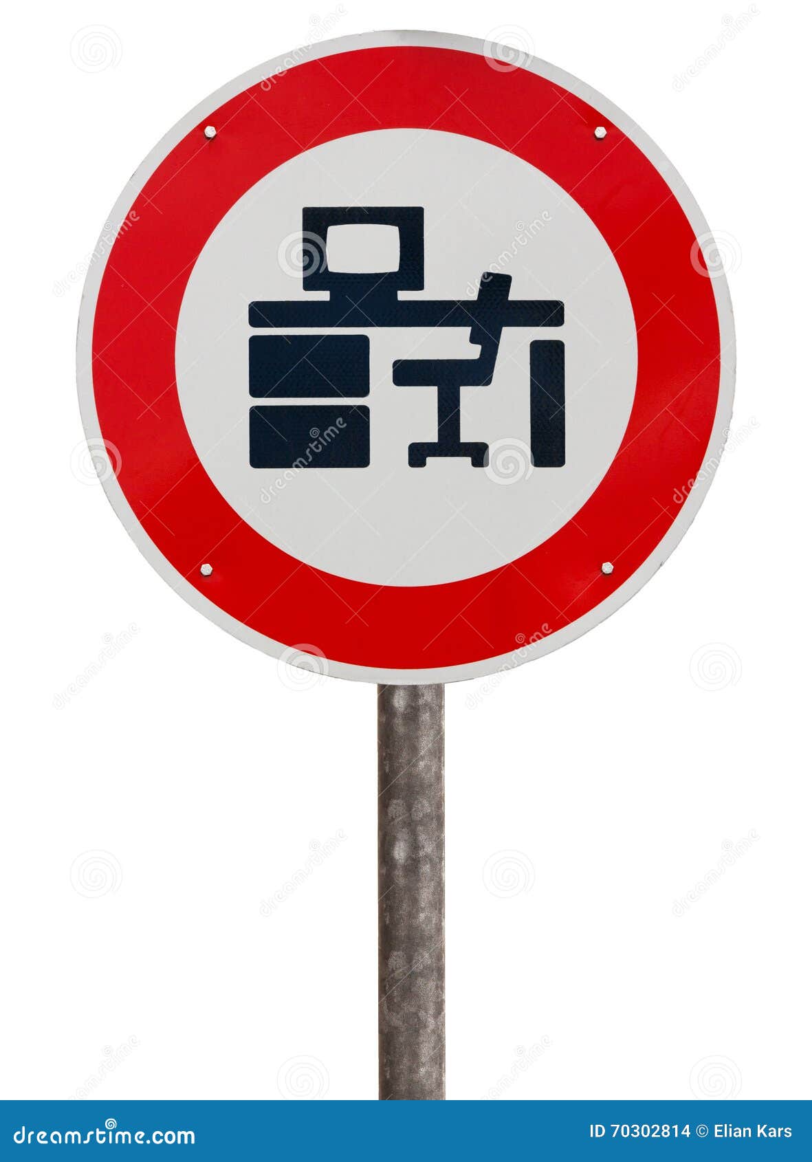 Working not allowed sign stock photo. Image of desk, design - 70302814