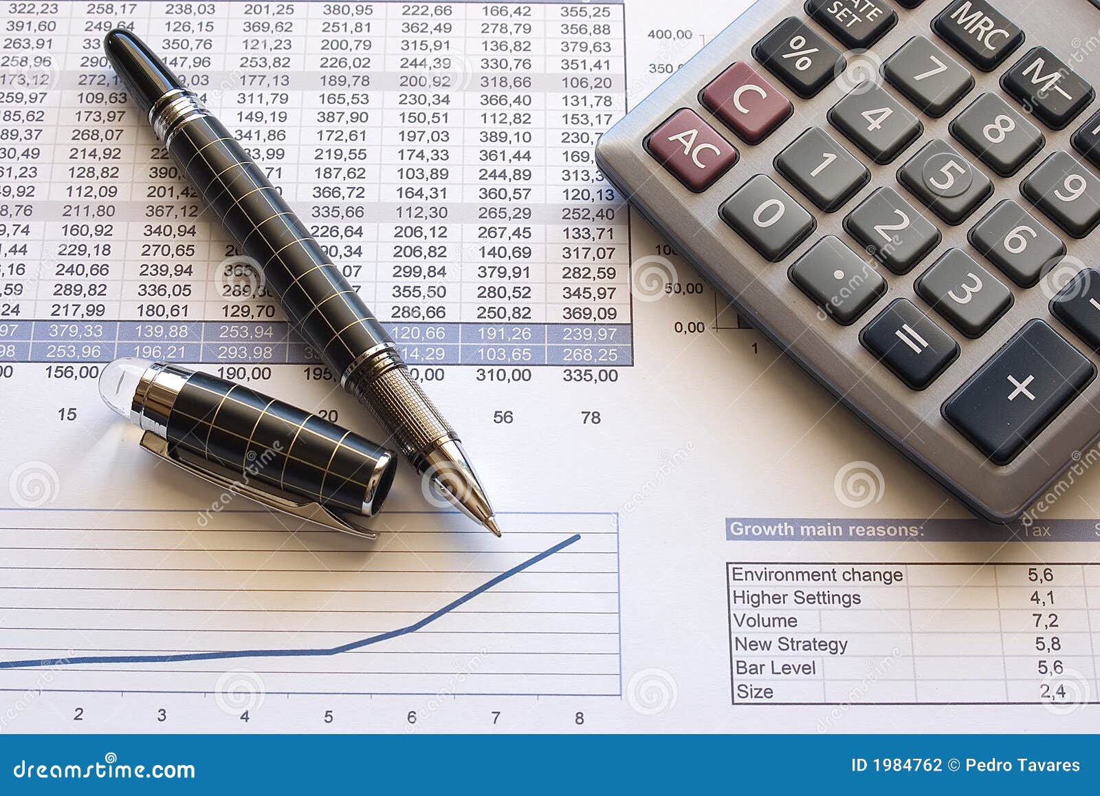Working on numbers stock photo. Image of close, office - 1984762