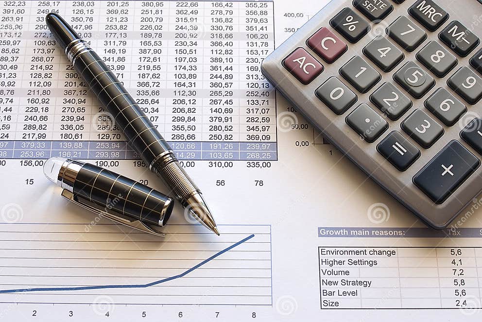 Working on numbers stock photo. Image of close, office - 1984762