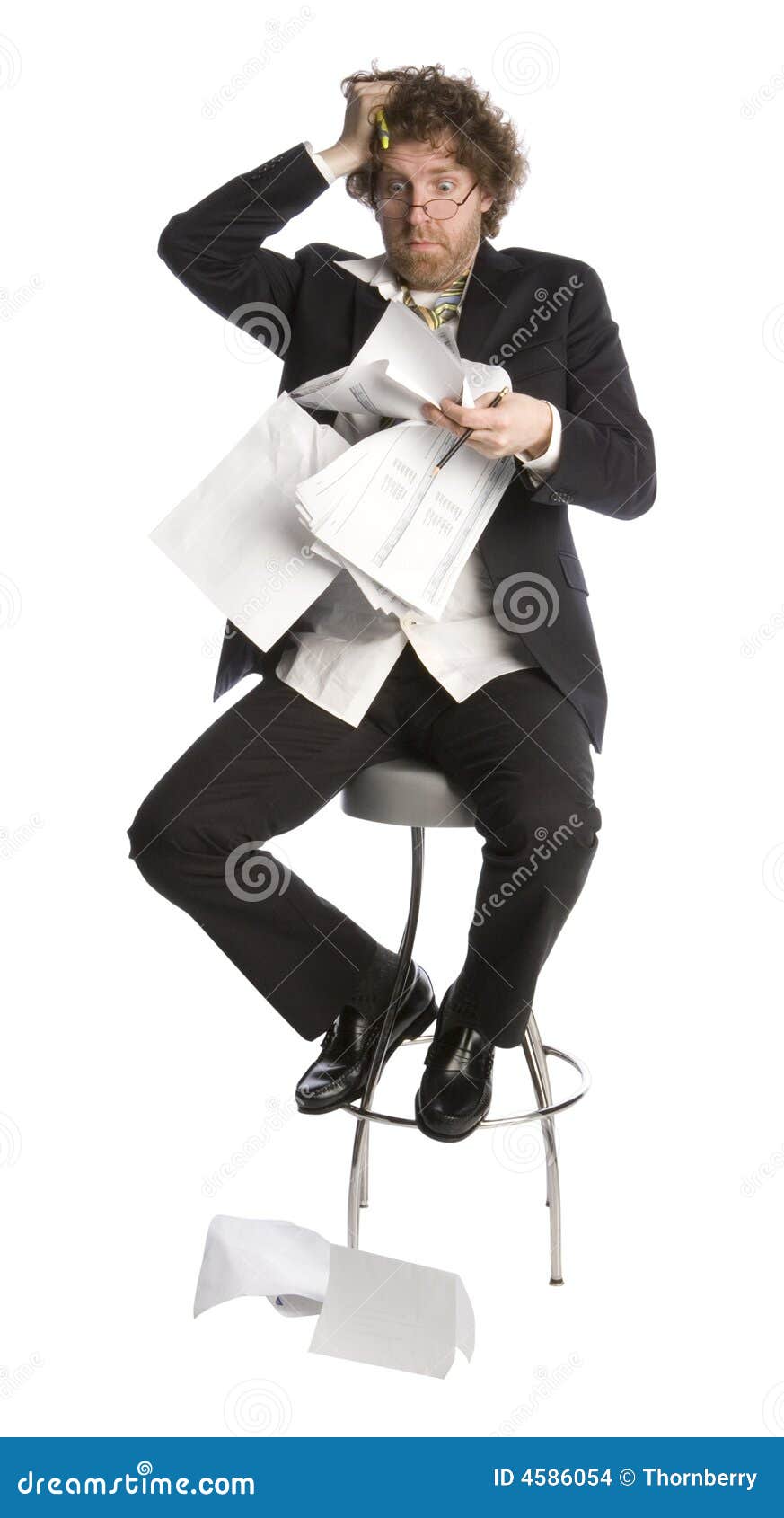 Working the numbers stock photo. Image of business, form - 4586054