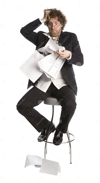 Working the numbers stock photo. Image of business, form - 4586054