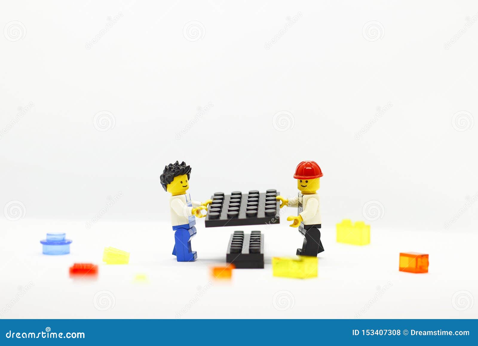 Teamwork, Building the Future Together Editorial Stock Photo - Image of ...