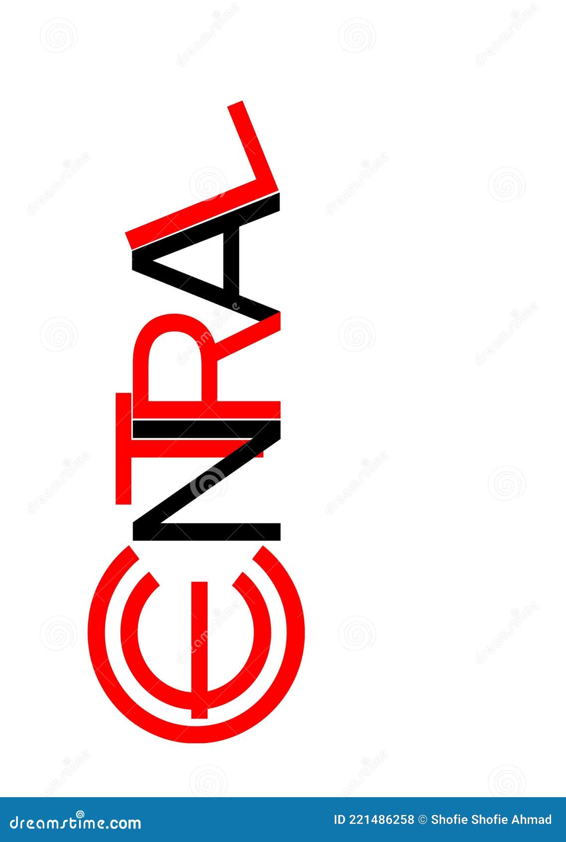 Cool central name logo stock illustration. Illustration of nama - 221486258