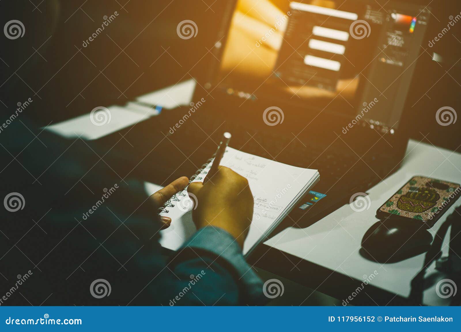 Working in Office and Work Tolerance Stock Photo - Image of digital ...