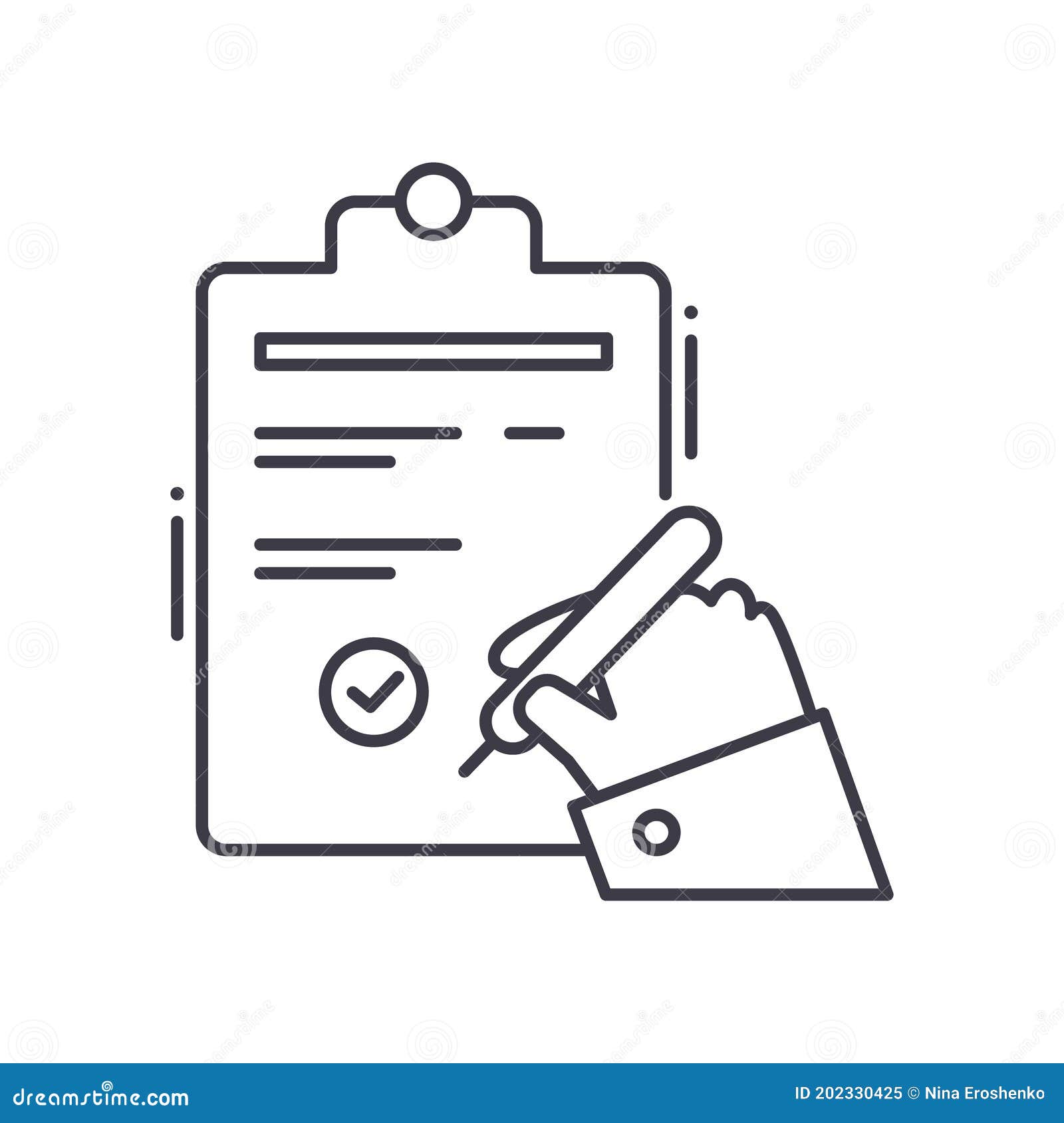 Working Order Icon, Linear Isolated Illustration, Thin Line Vector, Web ...