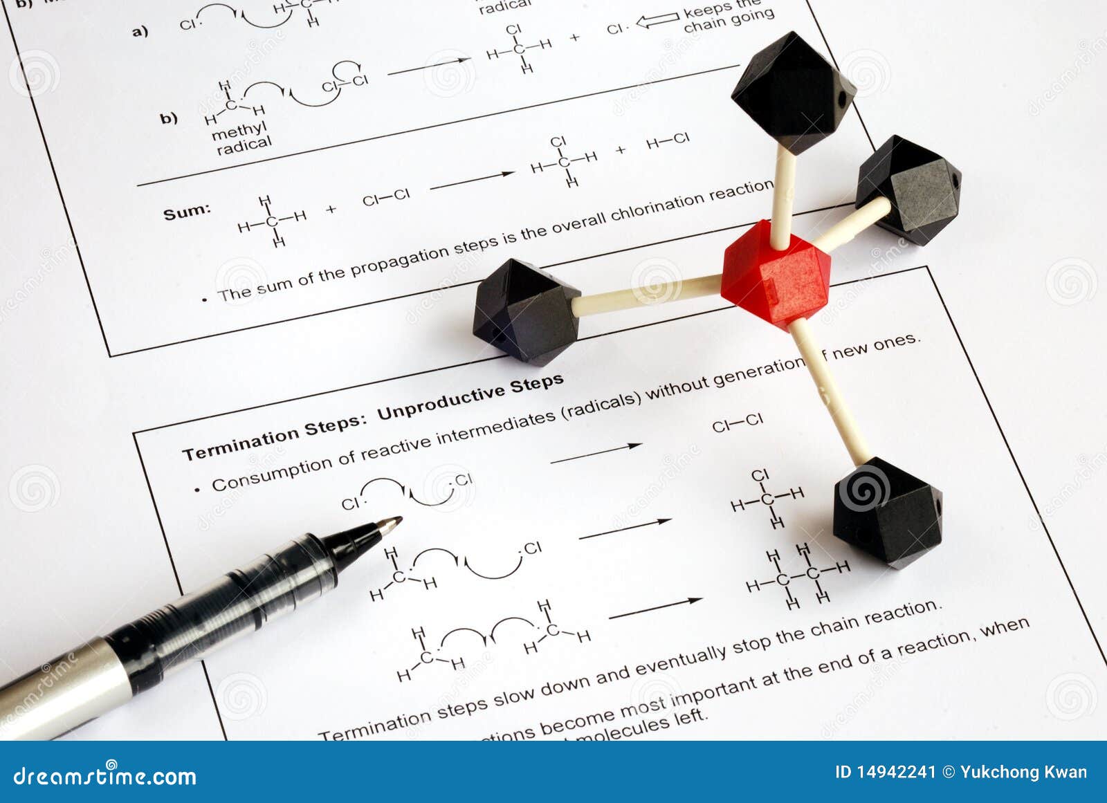 Organic Chemistry, Science Class And STEM Research Concept With A ...