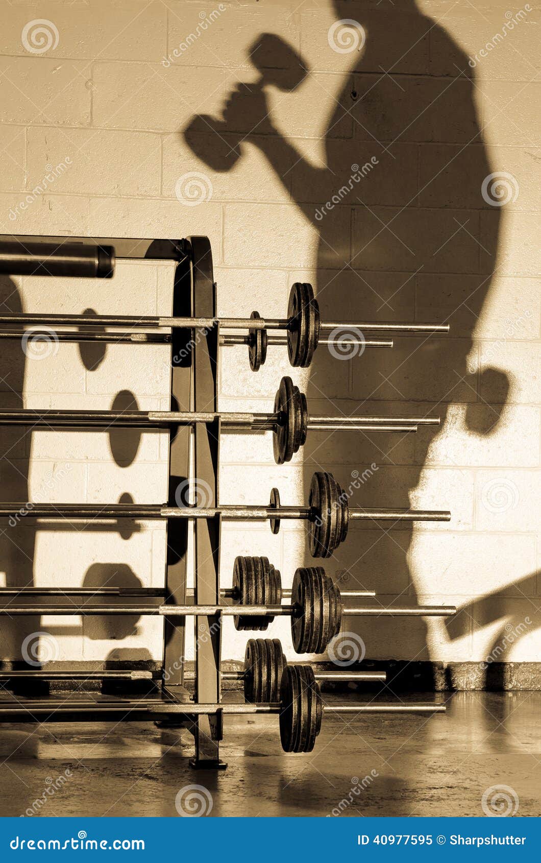 Working out hard stock image. Image of dingy, active - 40977595