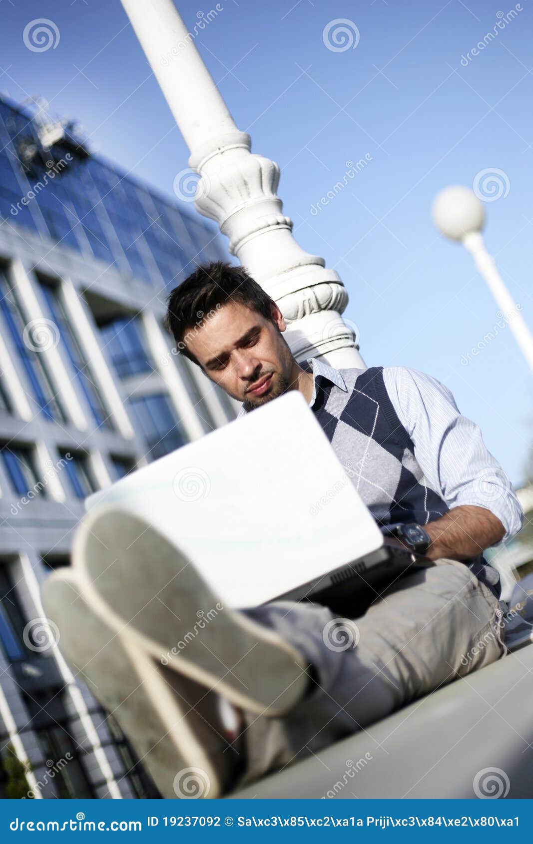 Working outside stock photo. Image of thinking, project - 19237092