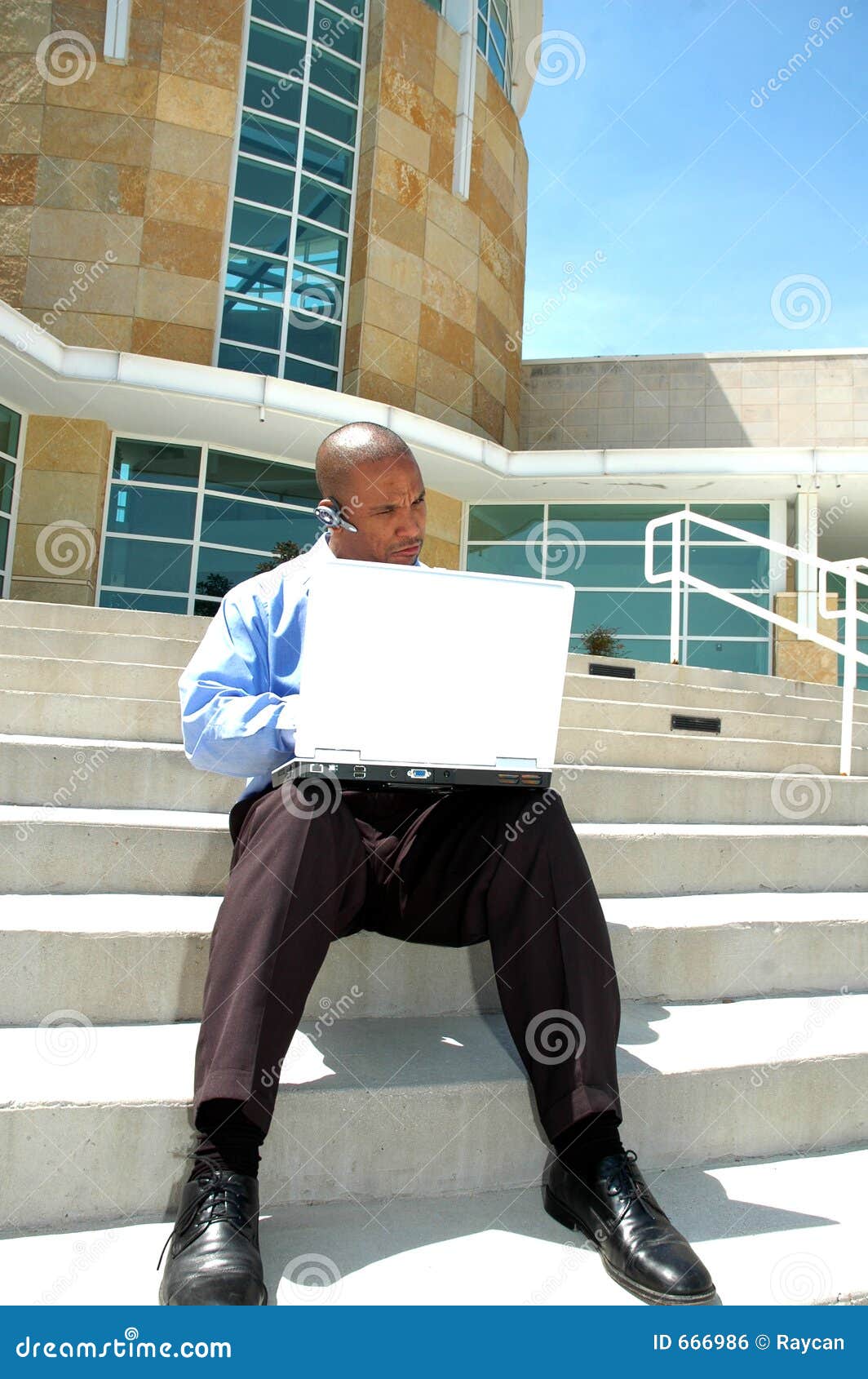 Working Outside stock photo. Image of dressed, mobile, adult - 666986