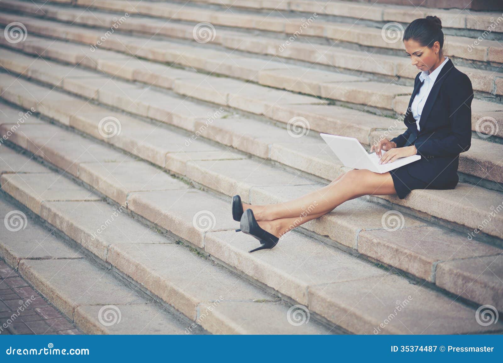 Working outside stock image. Image of gorgeous, calm - 35374487